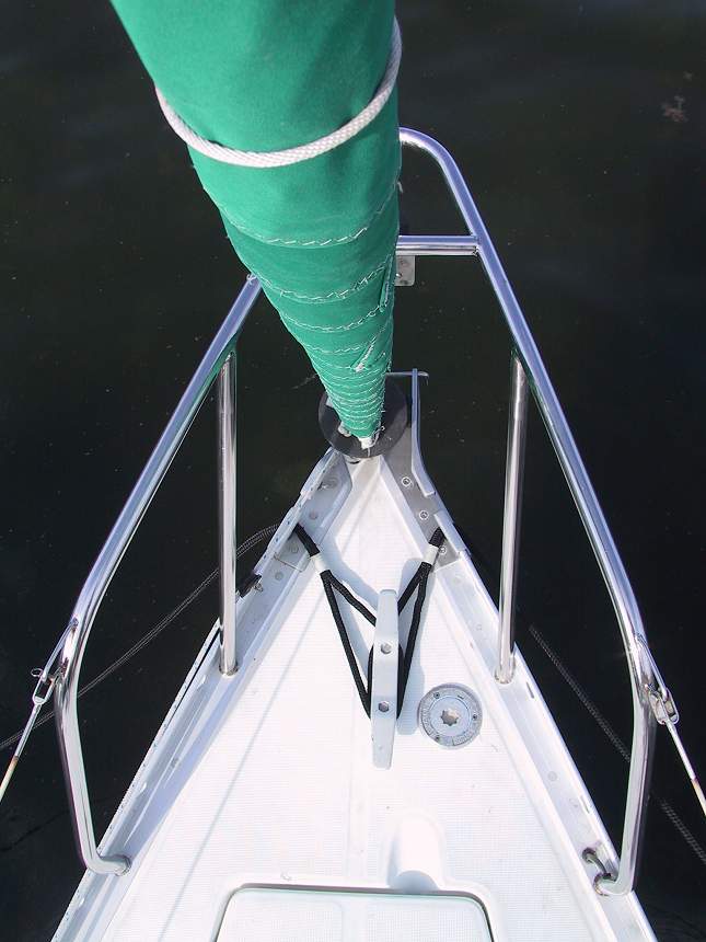 The Beneteau First 235 Four-Leg Bow Pulpit Mod